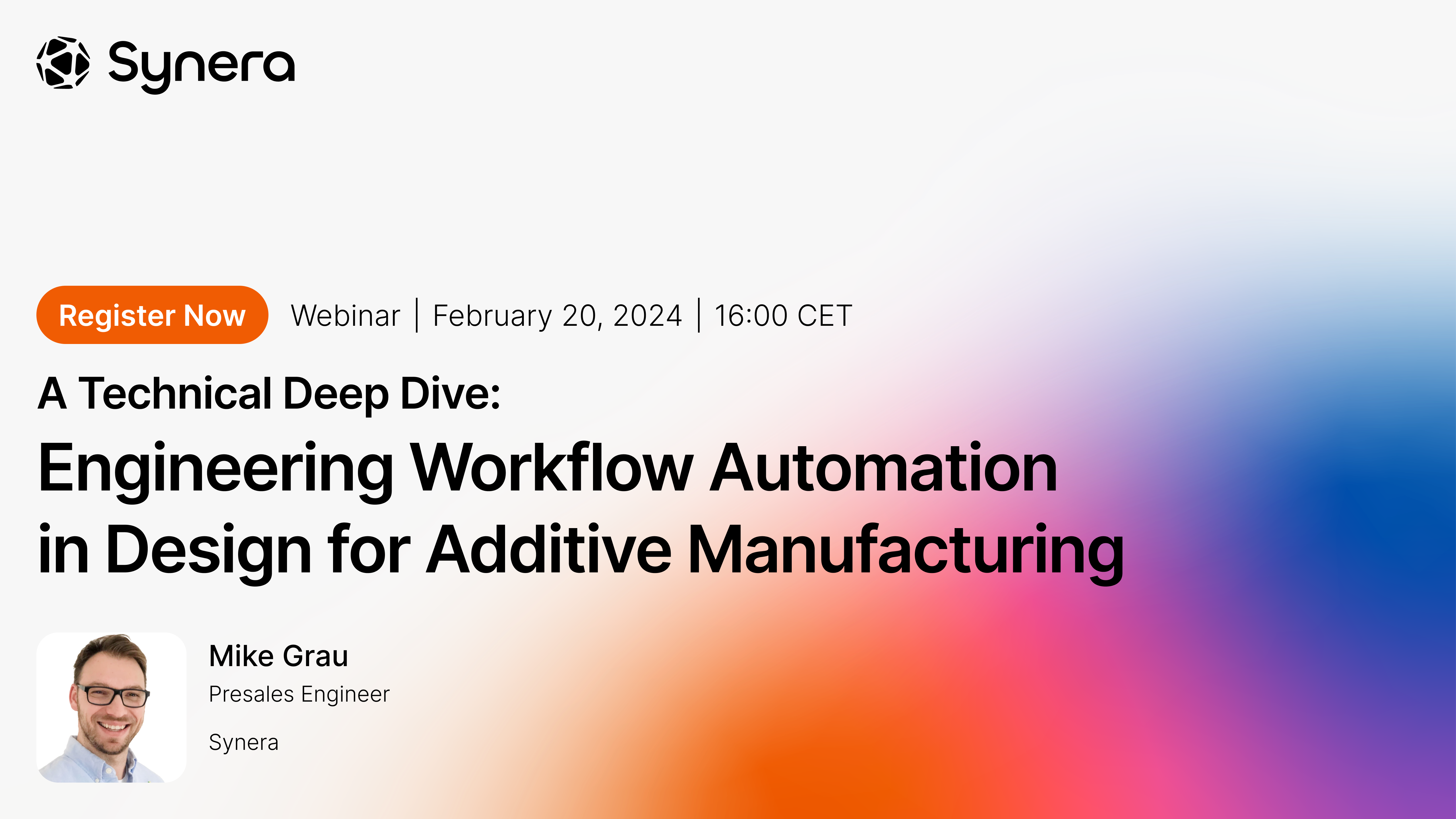 Webinar: Process Automation with DfAM